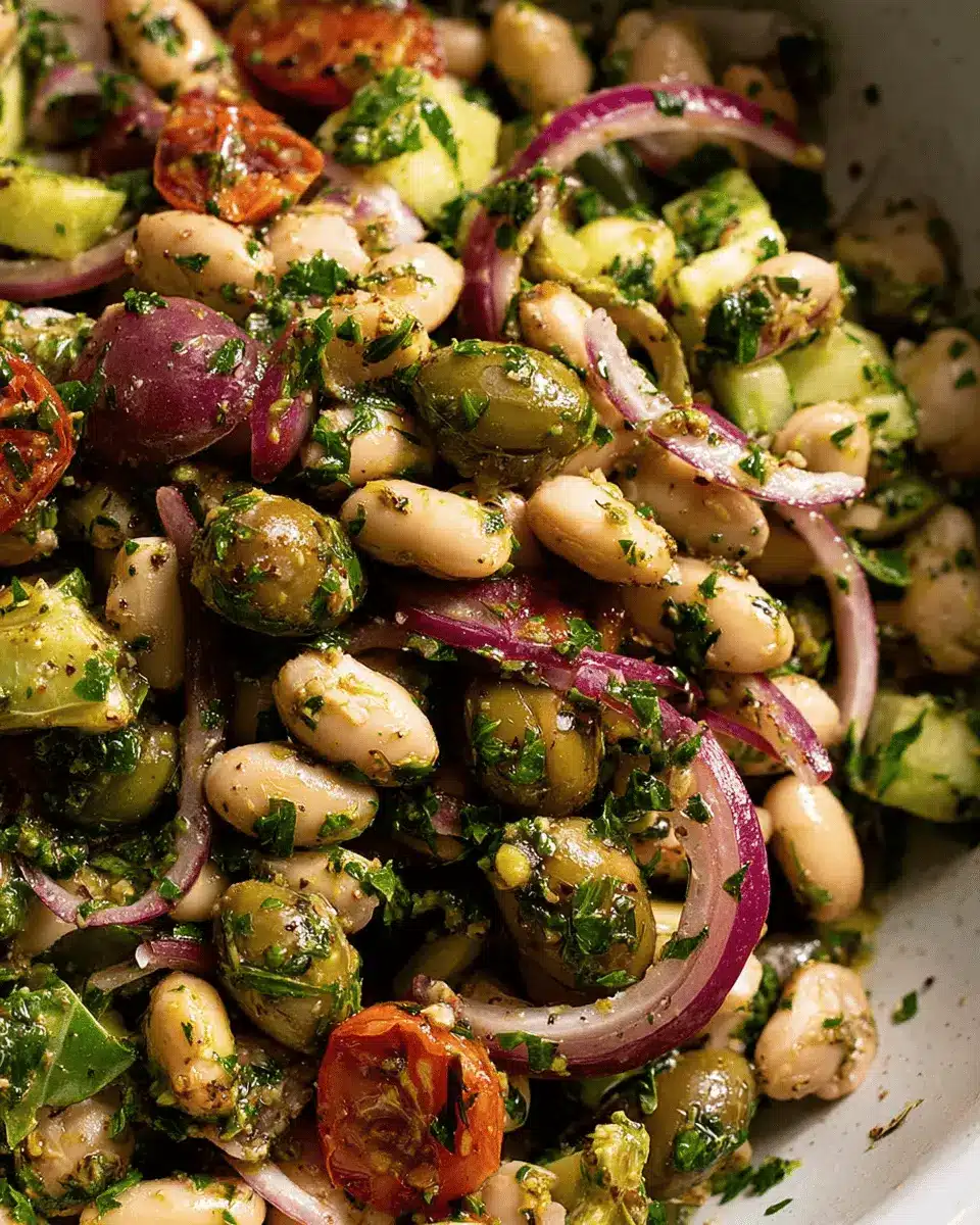 Marinated Za’atar Bean Salad