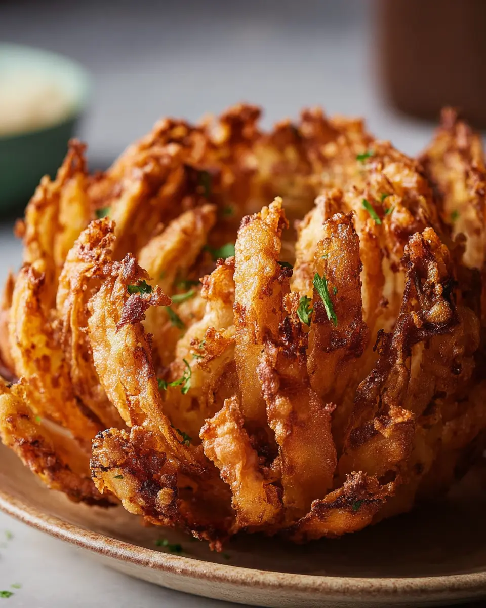 deep fried blooming onion