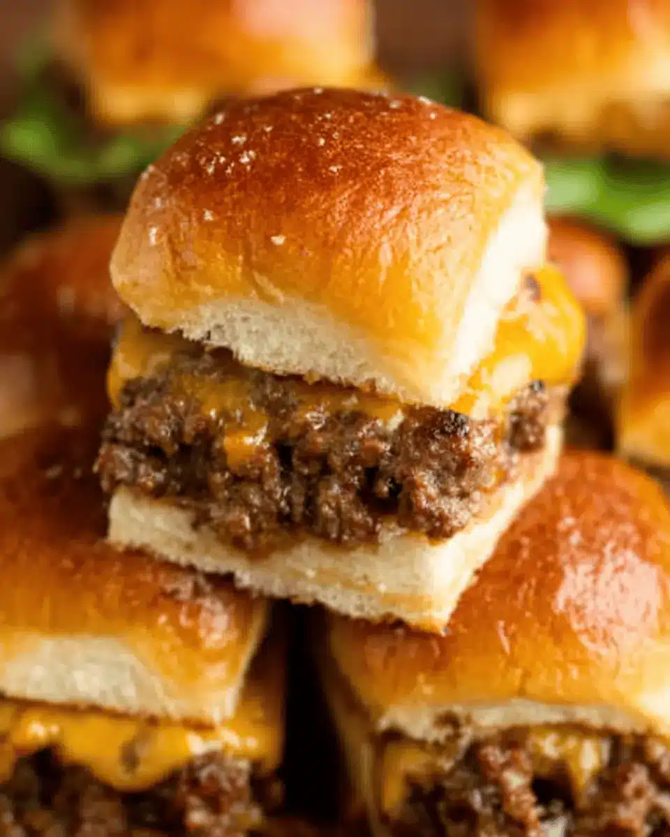 cheeseburger sliders