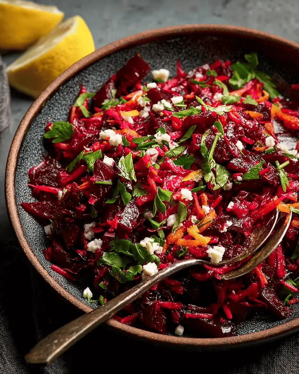 grated beet salad recipe